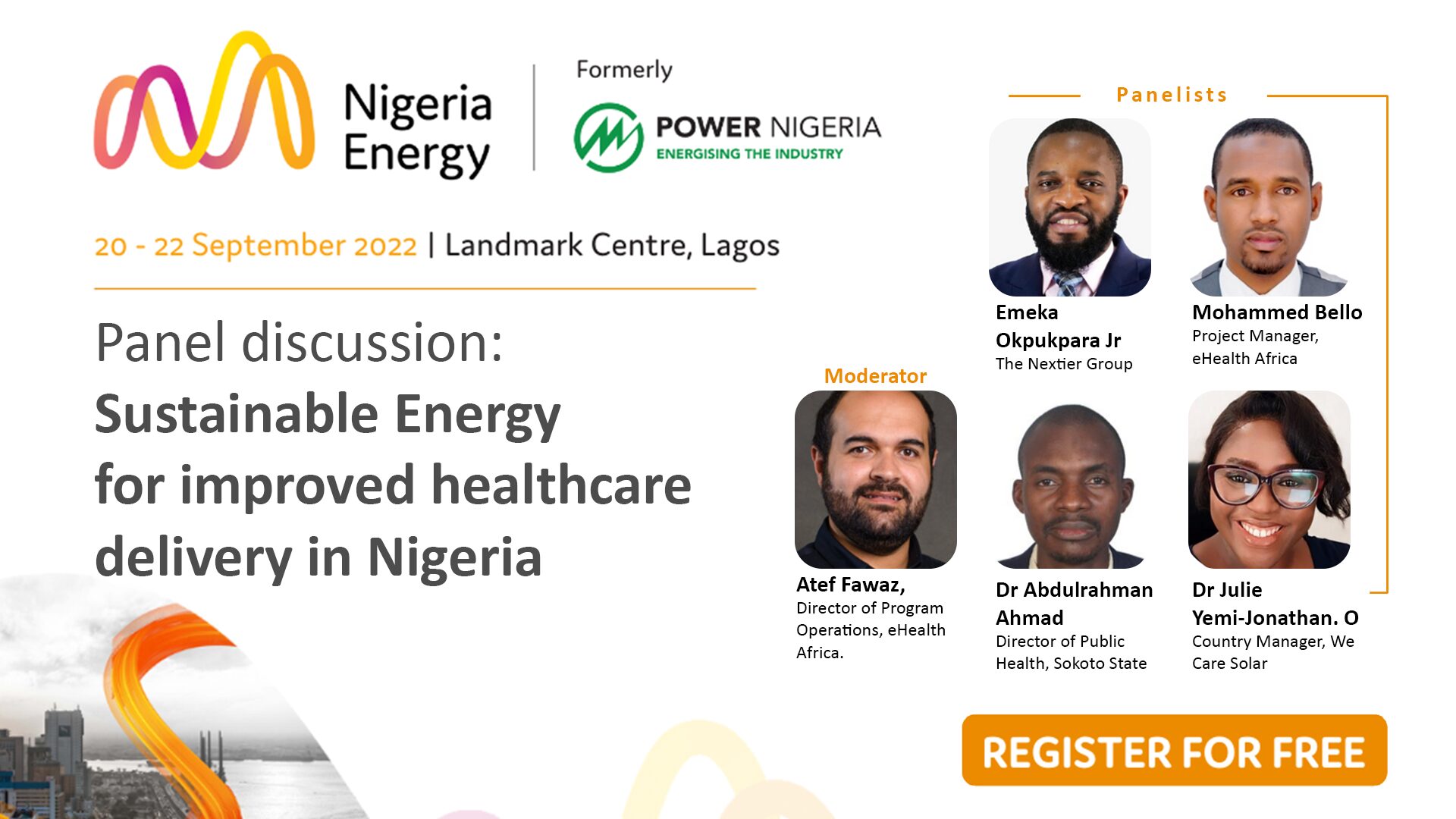 Nigeria Energy Conference 2022: eHealth Africa hosts a panel session on ...